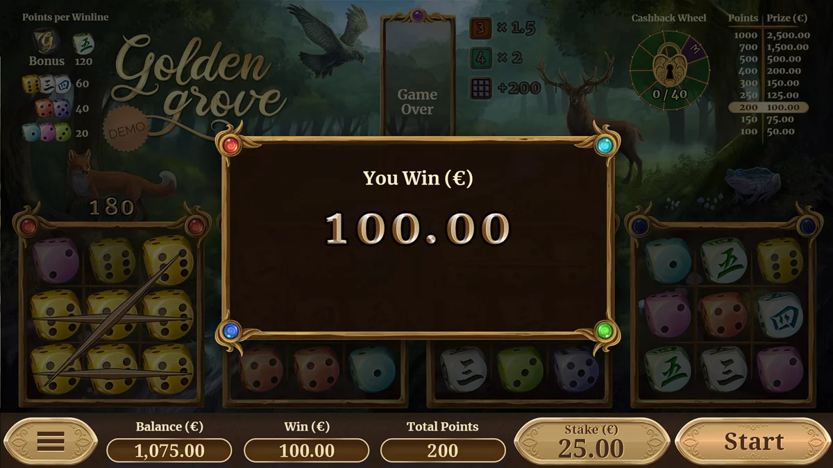 Golden Grove Numbers Slot by Air Dice RTP 95% | Play for Free