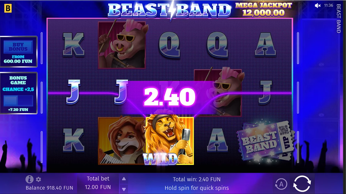 Beast Band Slot by BGAMING 96.83% RTP | Play for Free