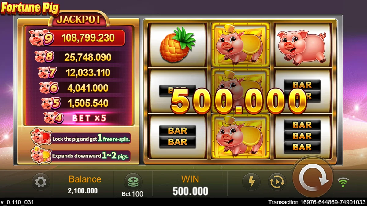 Fortune Pig Slot by TaDa Gaming RTP 97% | Play for Free
