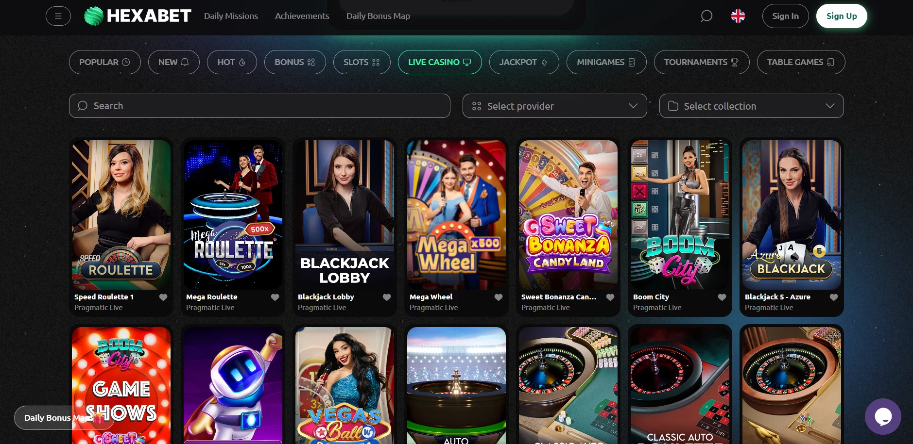 Hexabet Casino Weekend Reload Bonus 55%/€500 + 60 FS